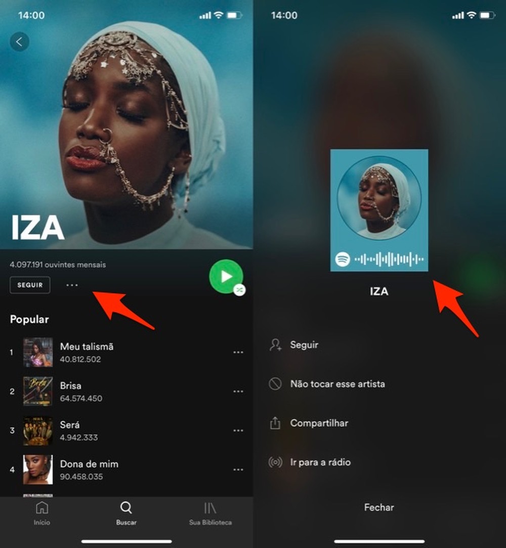 Spotify Codes: como usar o QR Code do Spotify para compartilhar músicas