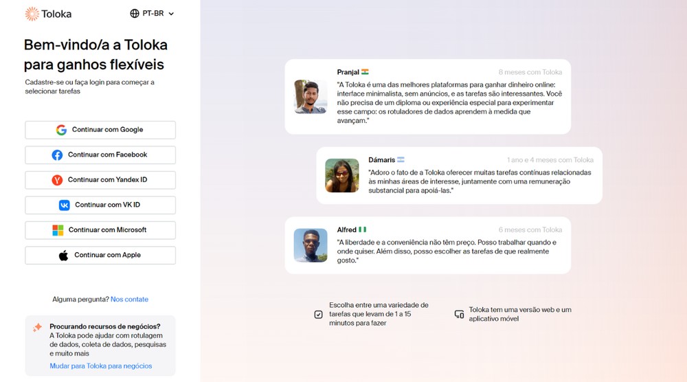 Toloka: como funciona e como ganhar dinheiro online com site da Yandex
