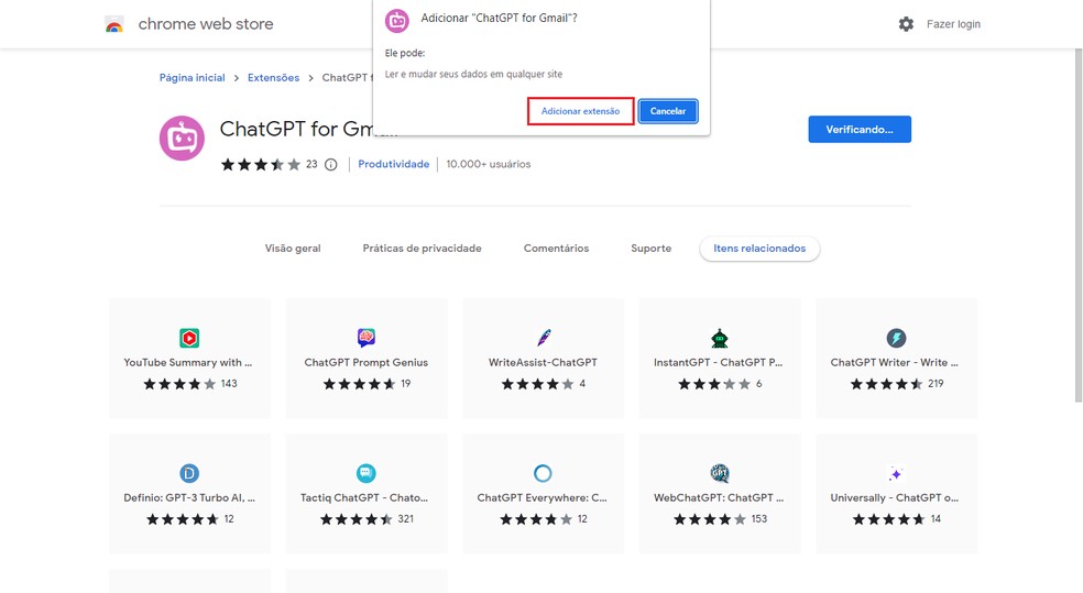 Truque ensina a usar ChatGPT no Gmail para reescrever e-mails; aprenda
