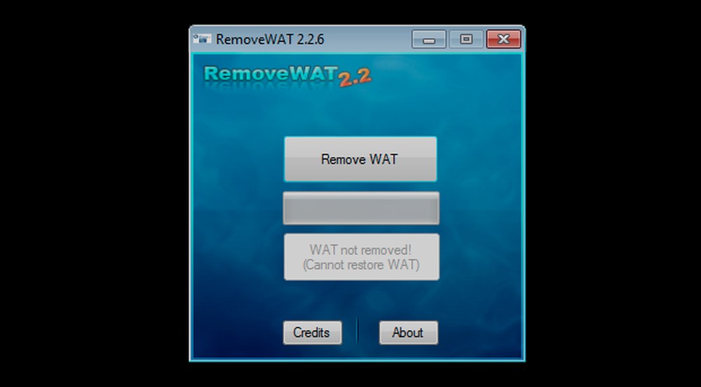 Como remover o WAT do Windows 7