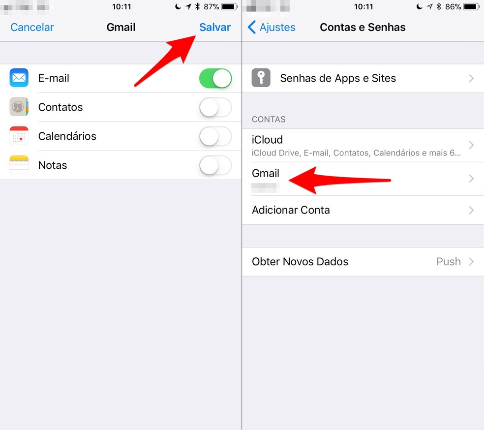 Como salvar senhas e contas no iPhone com iOS 11