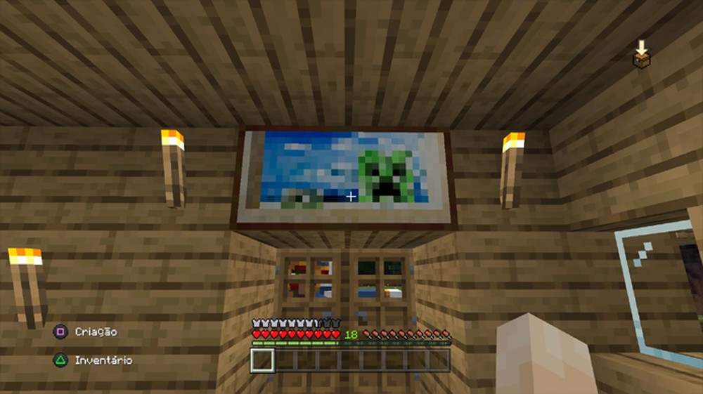 Como fazer quadro no Minecraft