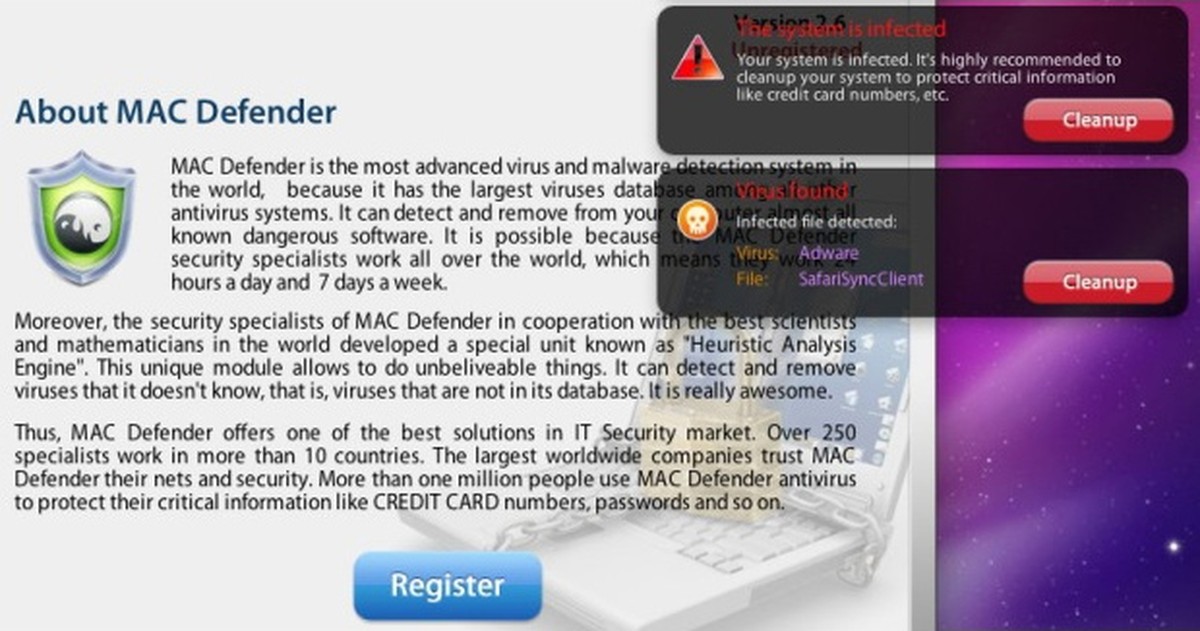 Apple planeja lançar update do Mac OS para remover Mac Defender