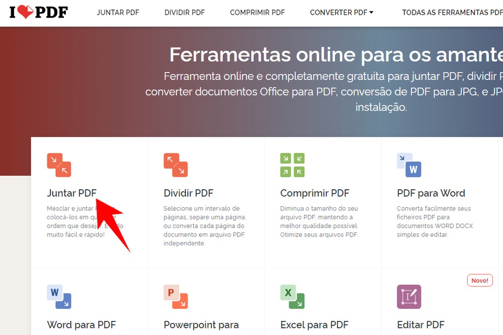 I love PDF: como juntar e mesclar arquivos PDF pelo site