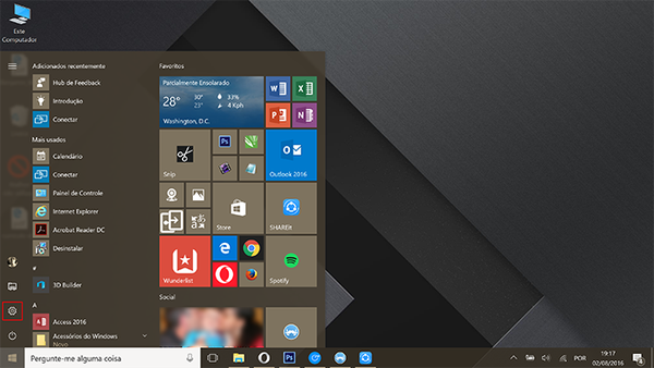 Como usar o tema escuro no Windows 10 Anniversary Update