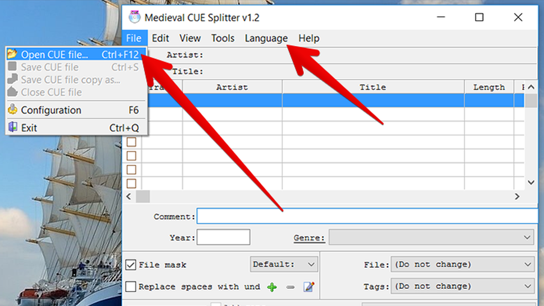 Medieval CUE Splitter | Software | TechTudo