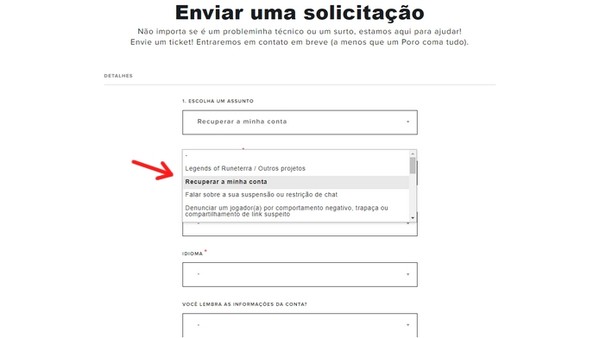 Como mandar ticket para a Riot e reportar erros no LoL e mais games