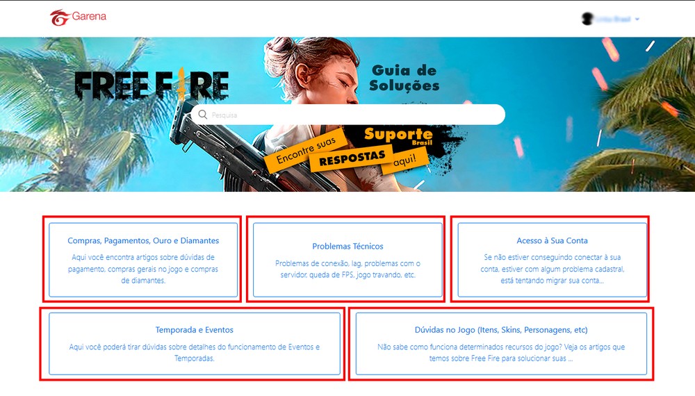 Free Fire: como entrar em contato com o suporte da Garena