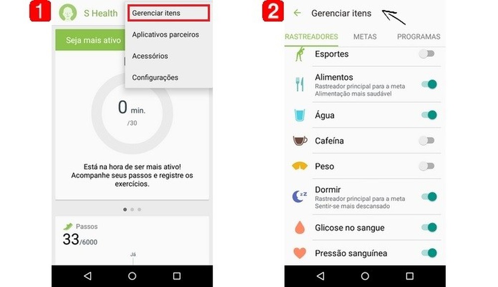 Como usar S Health, app de saúde da Samsung para Android