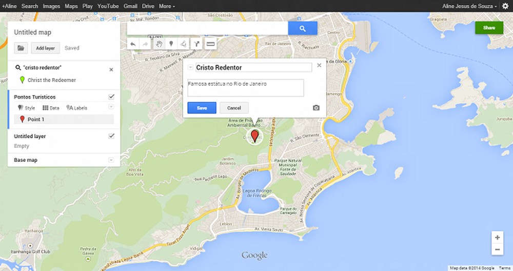 Como usar o My Maps para criar mapas pessoais e guias de viagem