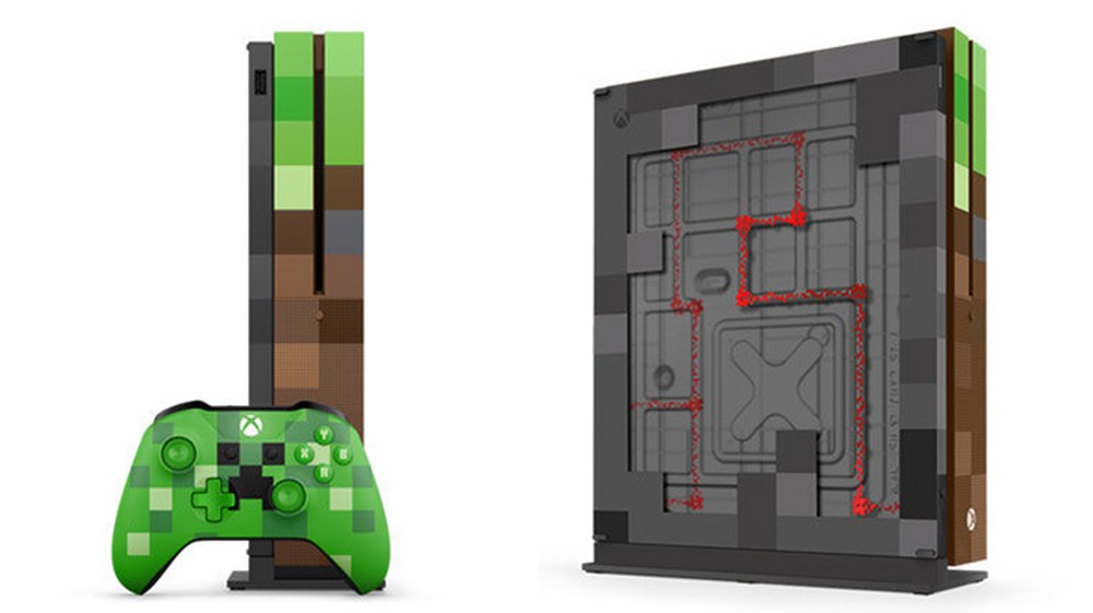 Xbox One ganha modelo temático de Minecraft com controle Creeper