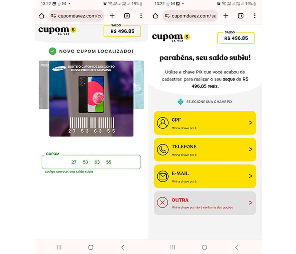 Cupom da vez é confiável? Saiba como funciona app que promete renda extra