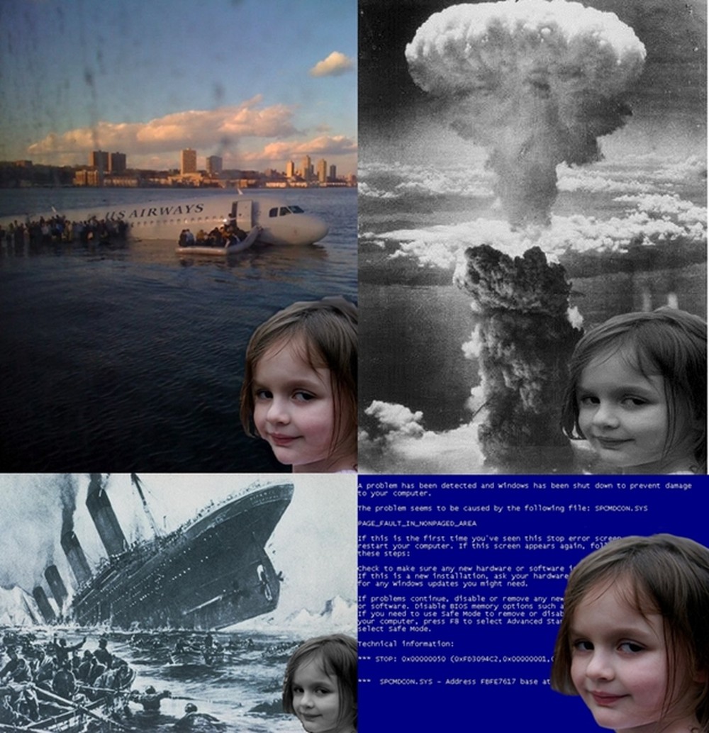 'Garota Desastre' é celebridade das catástrofes; conheça o meme