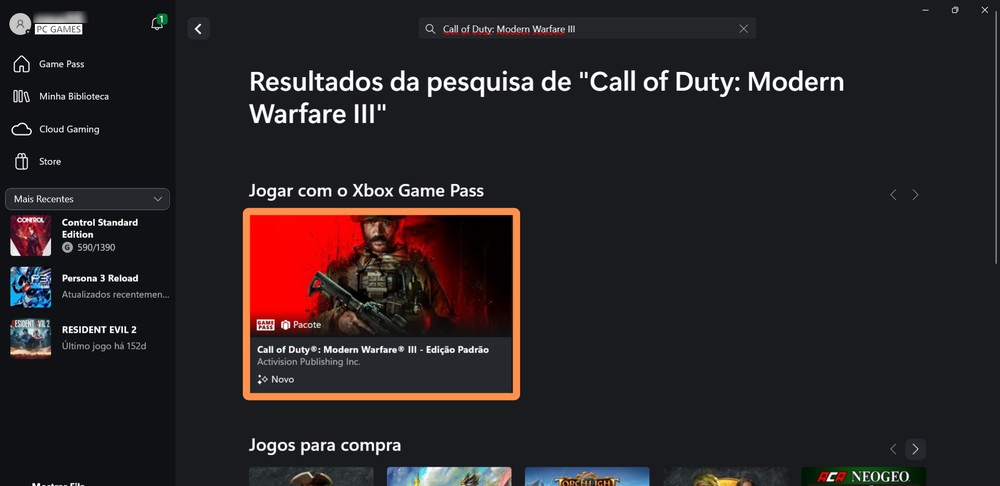 Como baixar e jogar Call of Duty MW3 no Xbox ou PC via Game Pass