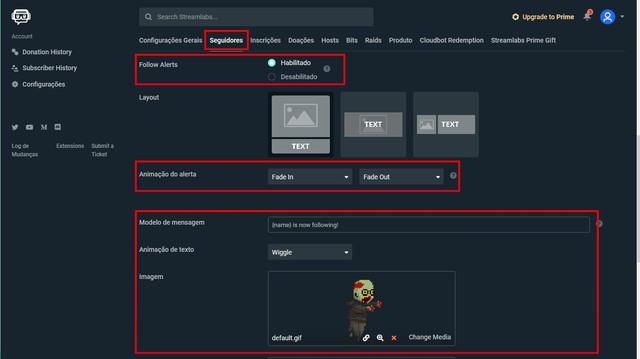 Como colocar alert box no OBS Studio e ativar notificações nas lives