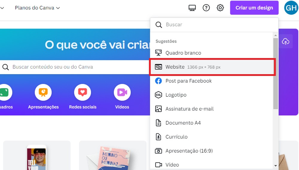 Como criar um site grátis usando o Canva