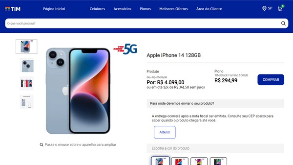 Parceria entre TIM e Apple reduz preço do iPhone em quase 50%; saiba tudo