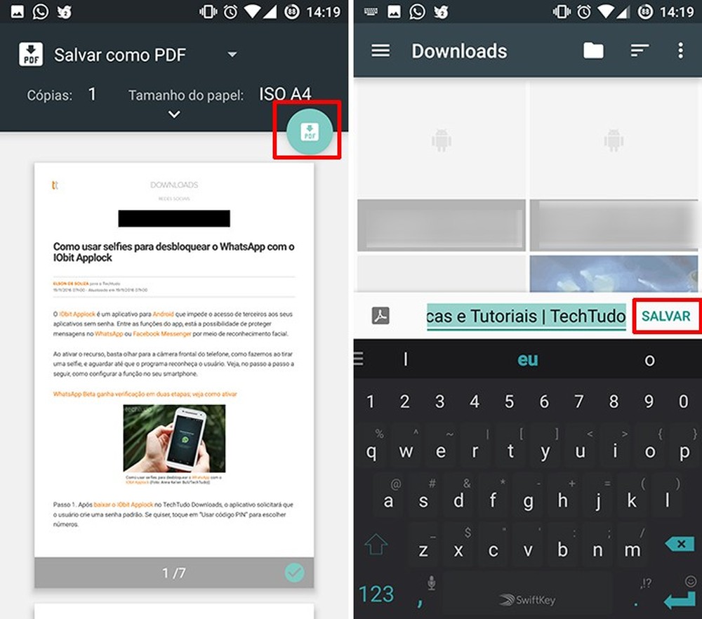 Como salvar um site como PDF no celular com Android