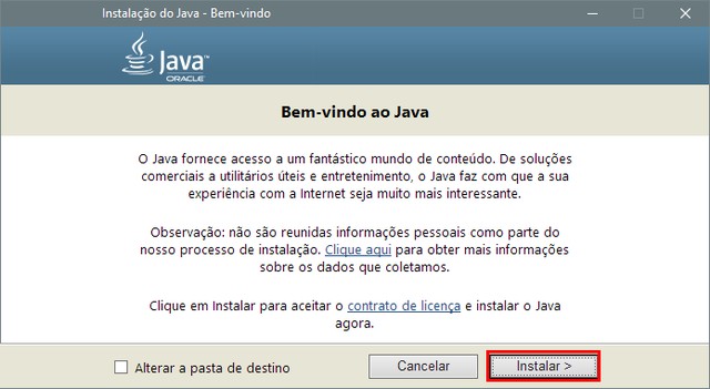 Como instalar o Java offline no PC