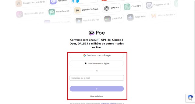 Poe: como usar site que permite testar vários tipos de IA ao mesmo tempo