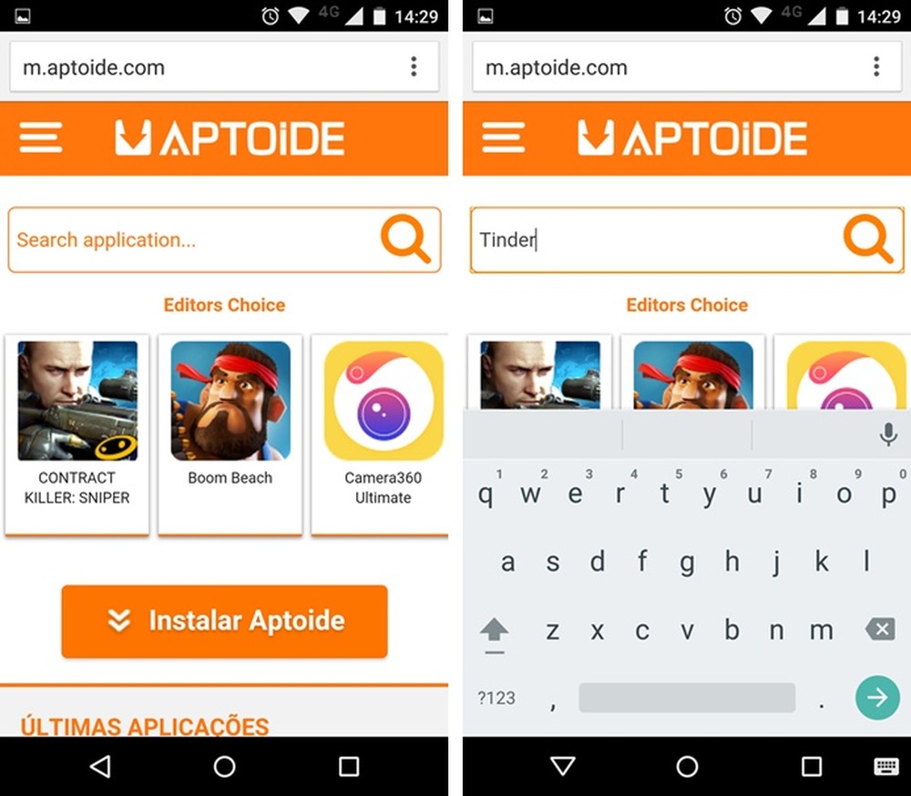 Como baixar aplicativos via apk com o Aptoide?