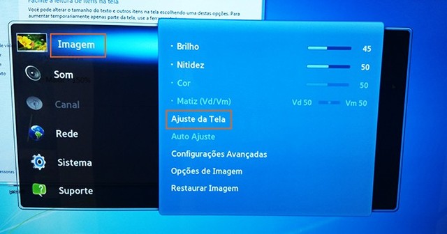Como ajustar a tela do PC ou notebook na TV