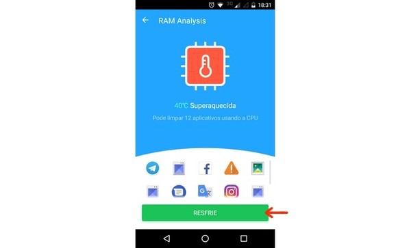 Como aumentar a velocidade do celular Android com o RAM Analysis