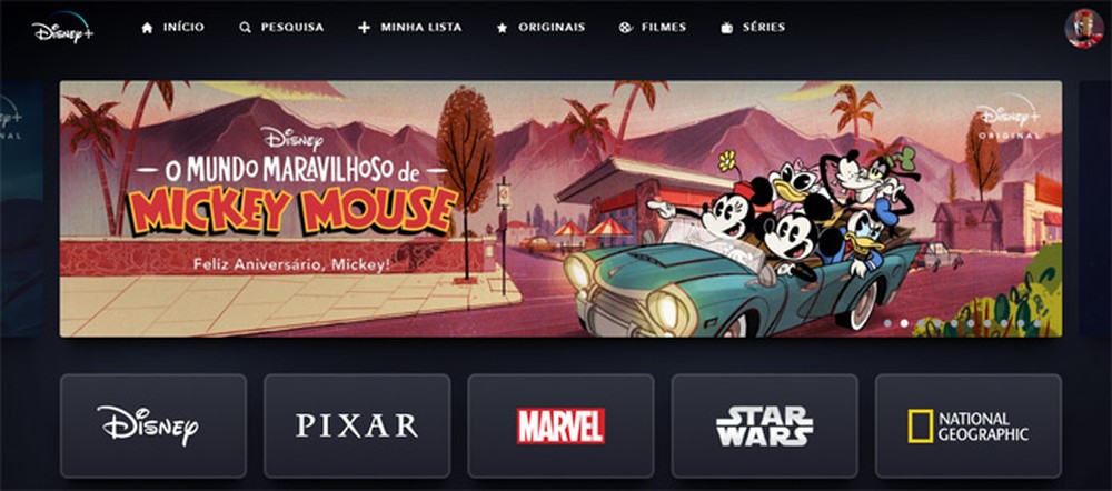 Como alterar a foto de perfil no Disney+