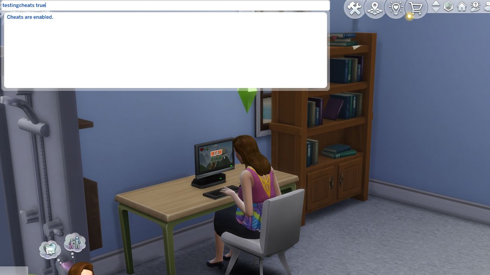 Como usar 'TestingCheats' em The Sims 4 para ativar aba de trapaças