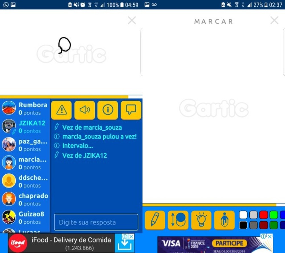 Como jogar Gartic no celular Android e iPhone