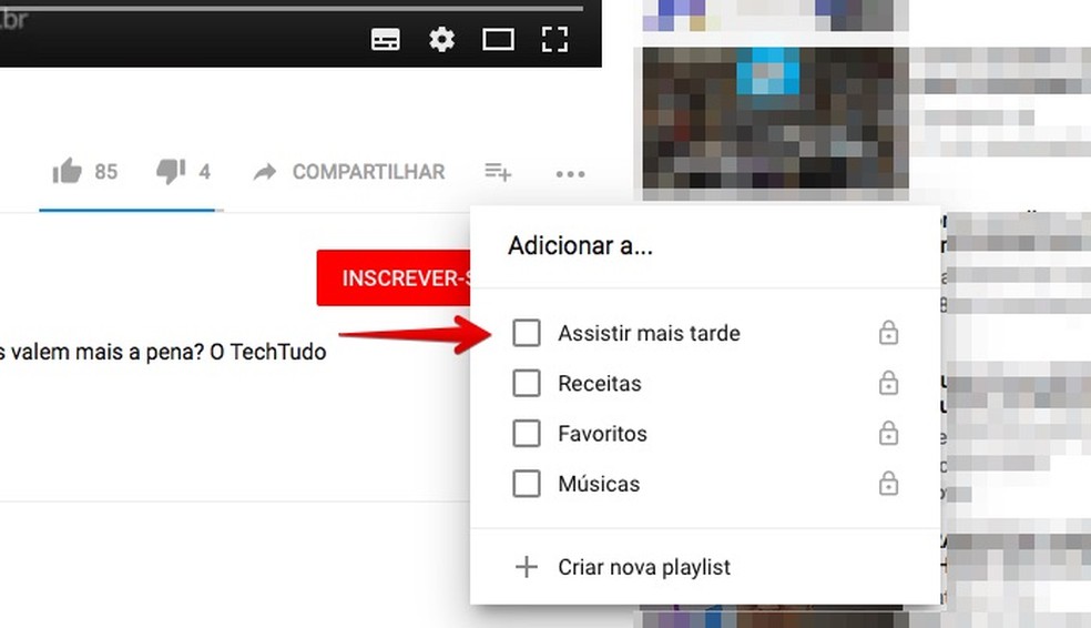 Como salvar vídeos do YouTube para assistir depois no PC