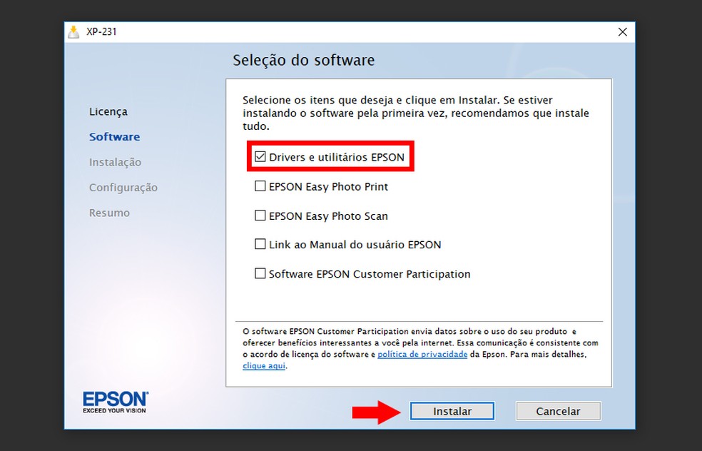 Epson XP-231: saiba como baixar e instalar o driver da impressora