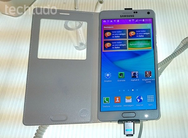 Samsung lança Galaxy Note 4 e relógio Gear S no Brasil; veja detalhes