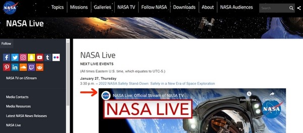 Nasa ao vivo: como assistir às lives de expedições no espaço