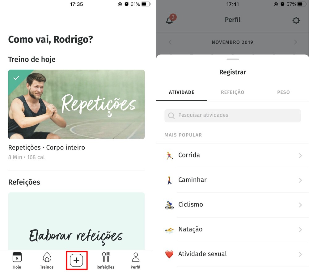 Como usar o app 8fit para fazer exercícios em casa e emagrecer