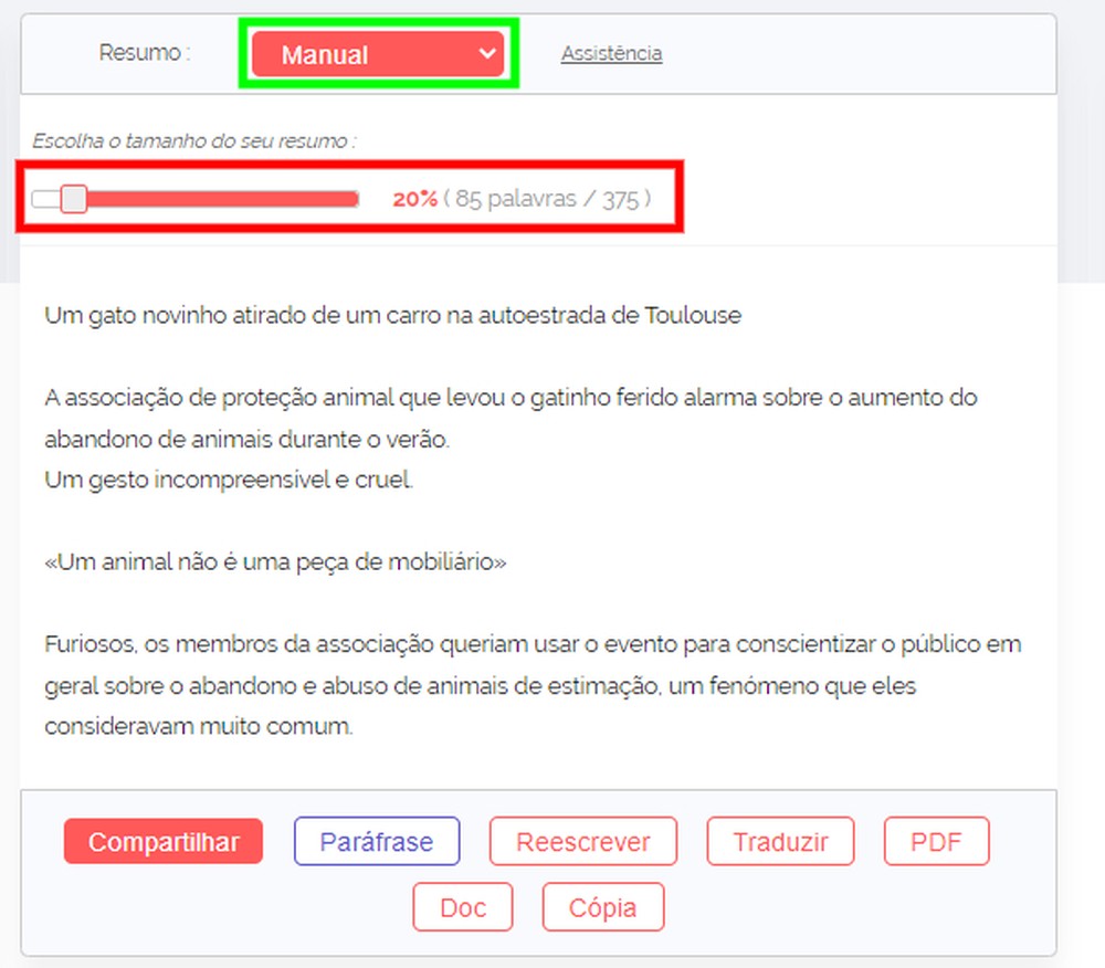 Resoomer: veja como usar site para resumir textos