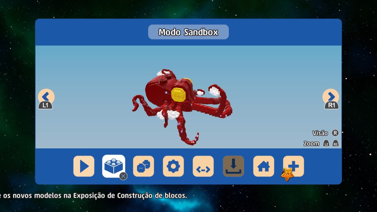Como jogar o modo sandbox no game LEGO Worlds