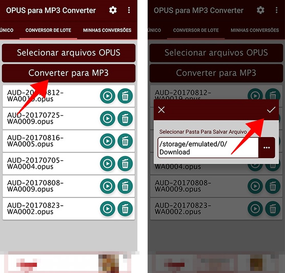 Áudio do WhatsApp: como abrir e converter .opus para .mp3