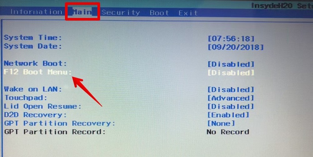 Como dar boot no notebook da Acer