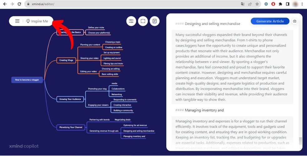xMind: inteligência artificial cria mapas mentais; veja como usar