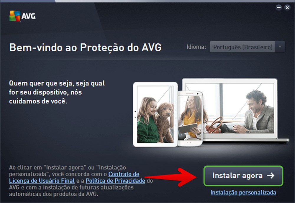 Como atualizar o AVG