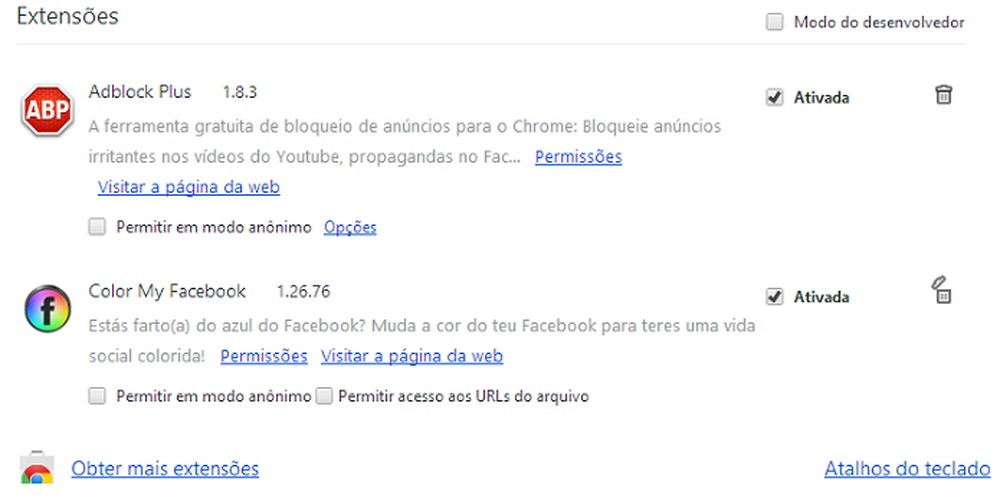 Como mudar a cor do Facebook