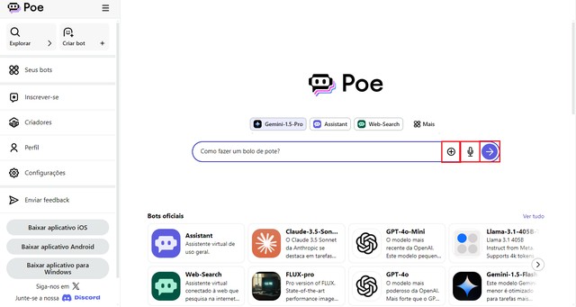 Poe: como usar site que permite testar vários tipos de IA ao mesmo tempo