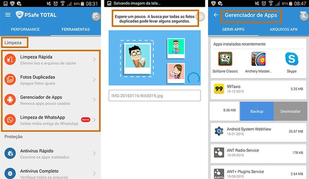 Como usar o app PSafe Total 3.0 e proteger o celular de vírus