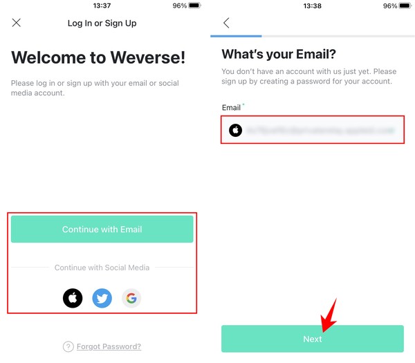 Como entrar no WeVerse e usar o aplicativo
