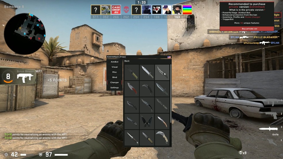 CS:GO: entenda o Extrimhack, programa proibido que causa ban em jogadores