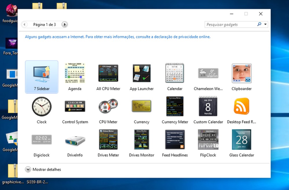 Como adicionar widgets no Windows 10