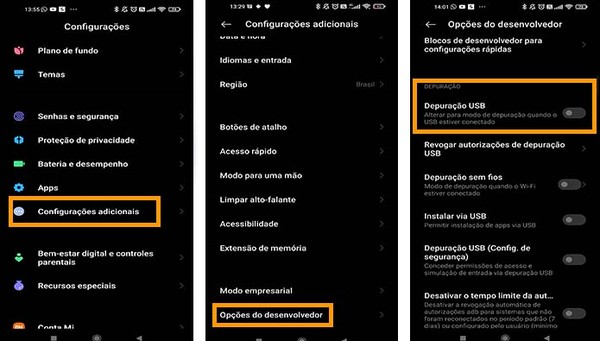 O que é e como funciona a depuração USB