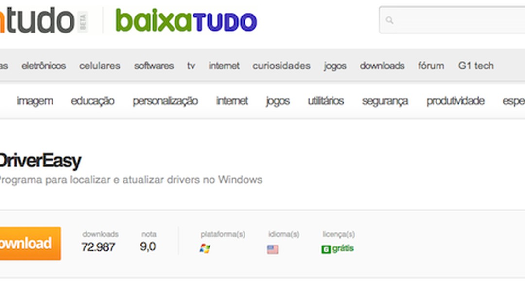 Driver Easy | Software | TechTudo