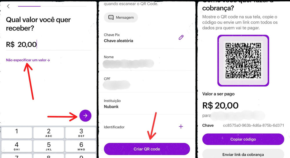 Como gerar QR Code Pix? Veja tutorial dos 5 principais bancos digitais